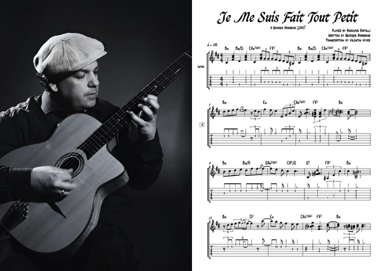 Rodolphe Raffalli - Je Me Suis Fait Tout Petit - Transcriptions Library